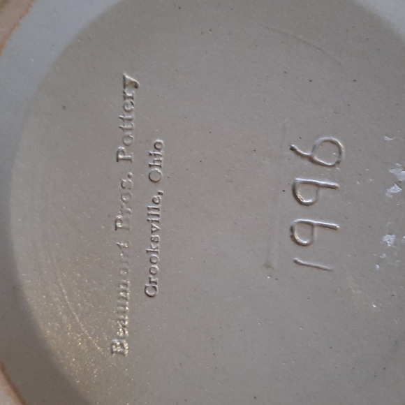 Dining | Beaumont Brothers Pottery Plate 1996 | Poshmark